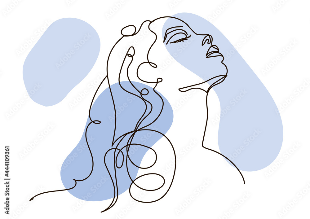 Abstract Hair Drawings