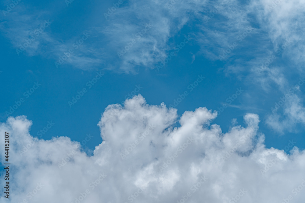 Fototapeta Granatowy, niebieski Blue sky with clouds. for background or ... Fototapeta Granatowy, niebieski Blue sky with clouds. for background or ...