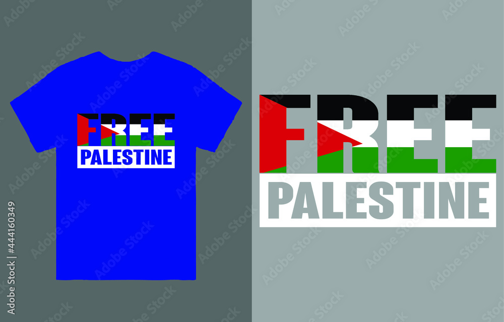 FREE PALESTINE! Save Gaza T-Shirt Vector Design Stock Vector | Adobe Stock