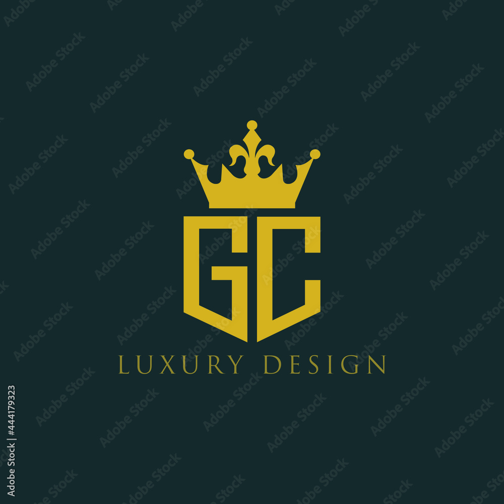 Vetor de GC logo, GC icon, GC vector, GC monogram, GC letter, GC ...