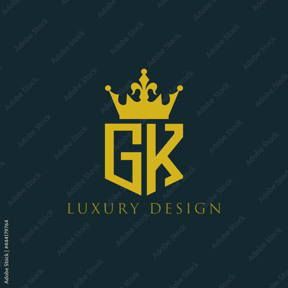 GK logo, GK icon, GK vector, GK monogram, GK letter, GK minimalist, GK ...
