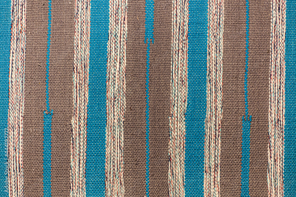 Fabric Texture. Background From Multi-colored Fabric. Thread Of All ...