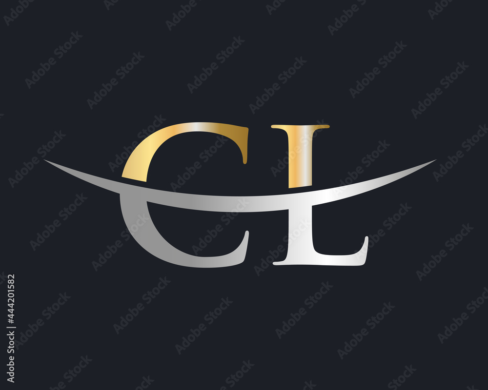 Letter CL Logo Design for business and company identity. CL letter logo ...