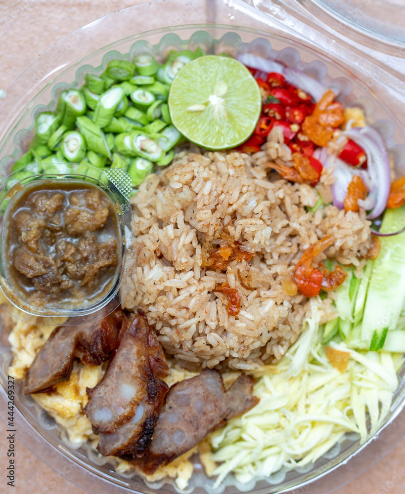 Khao Kluk Kapi (Shrimp Paste Fried Rice) Stock Photo | Adobe Stock