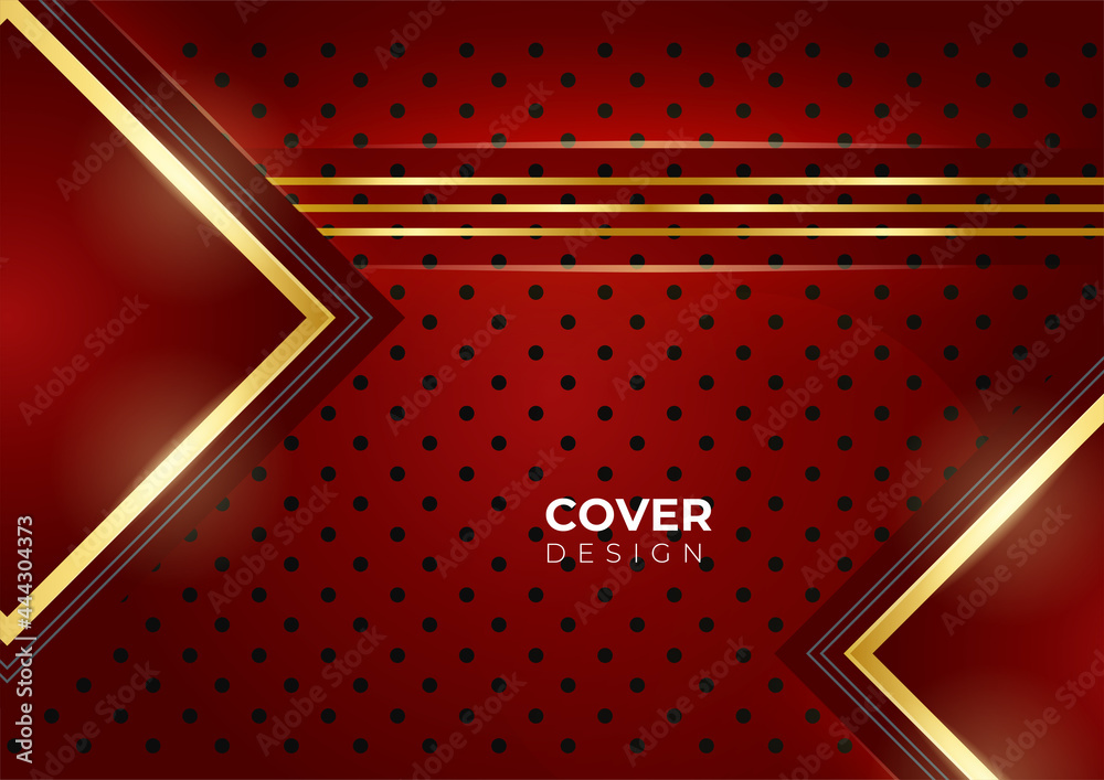 Red and gold background. Abstract gold red light threads background ...