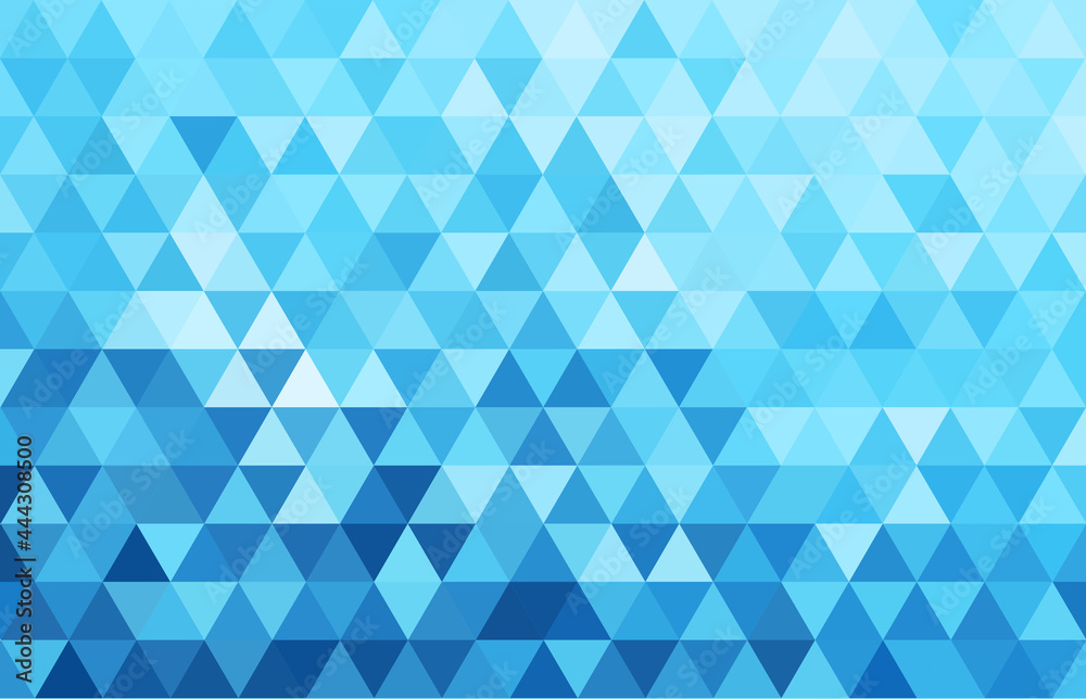 Abstract geometry triangle white and blue pattern background.vector ...