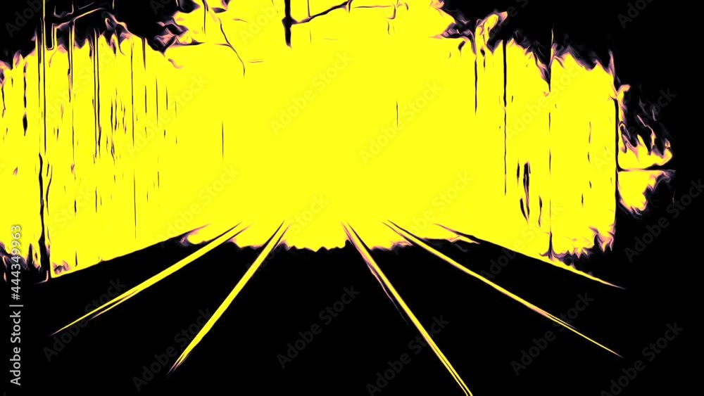 Underground Tunnel Walking Comic Style Vj Loop Stock Video | Adobe Stock