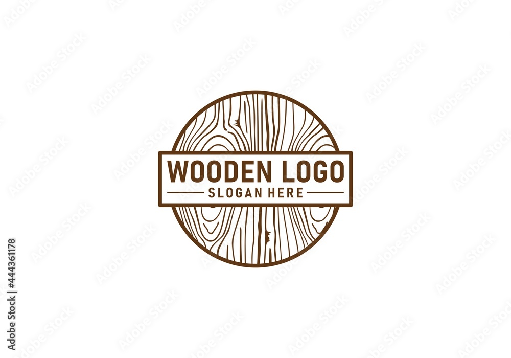 Wood Grain Logo