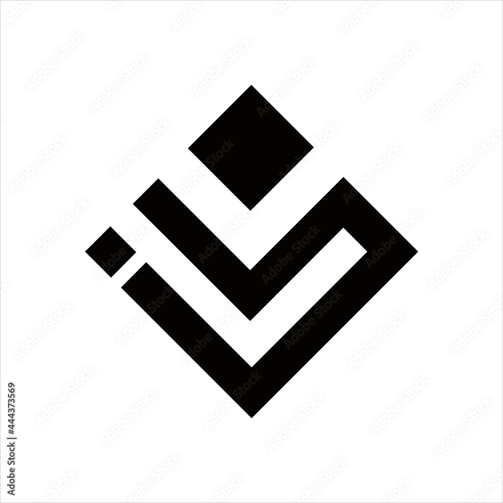 simple creative vector initial ils logo design Stock Vector | Adobe Stock