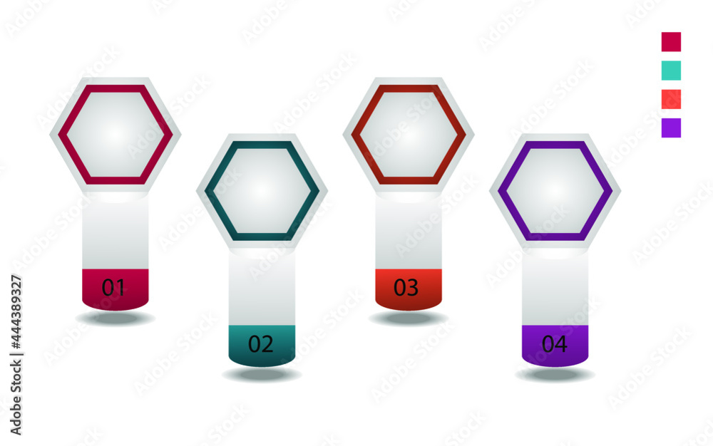 Business data visualization, infographics. Scheme of the process of ...