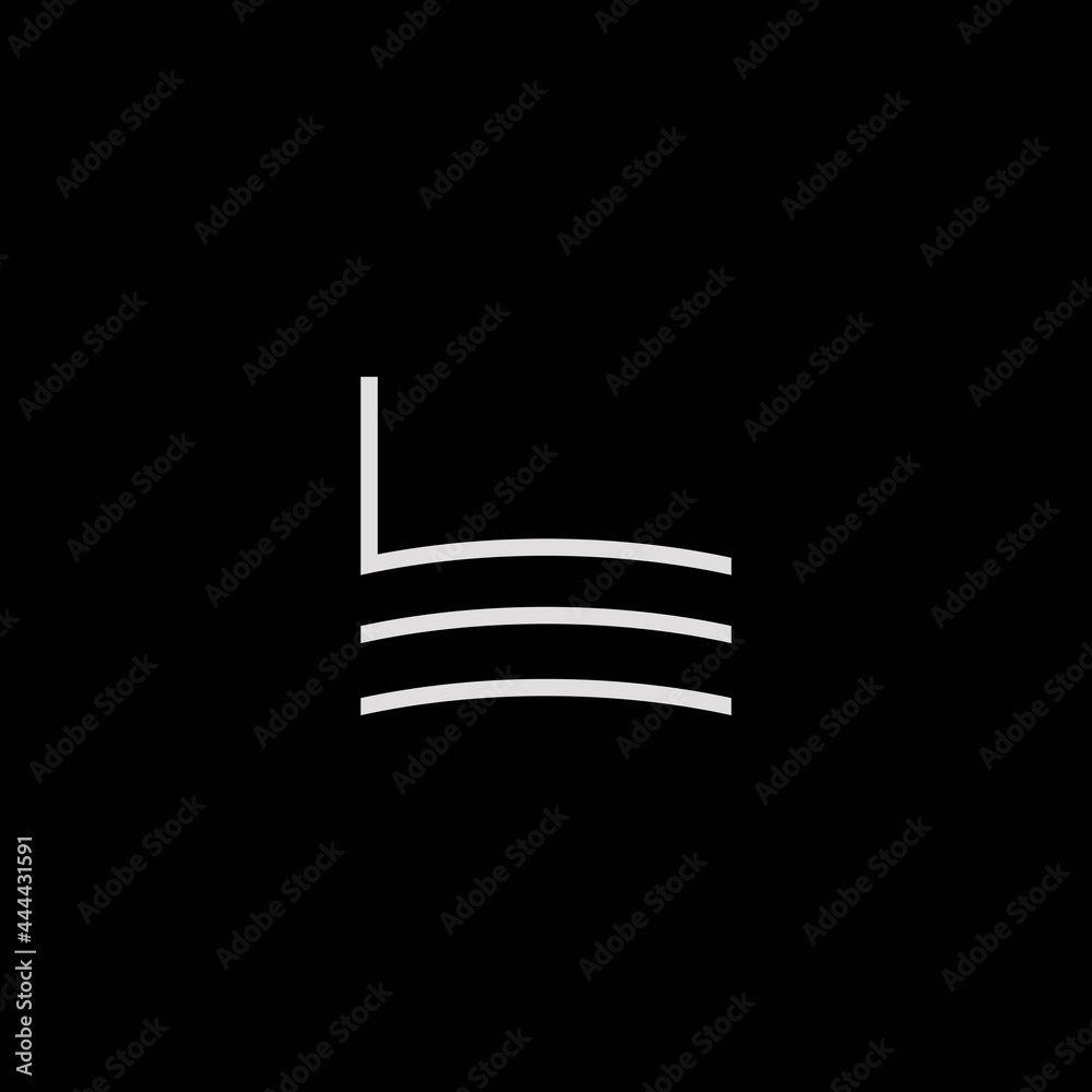 Simple and modern letter LE initials logo design Stock Vector | Adobe Stock