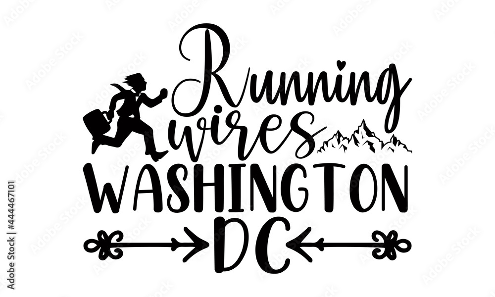 Running wires washington dc- Running t shirts design is perfect for ...