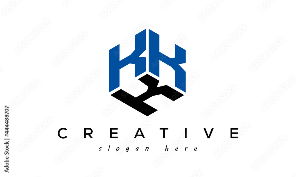 KKK triangle letter with circle logo Stock Vector | Adobe Stock