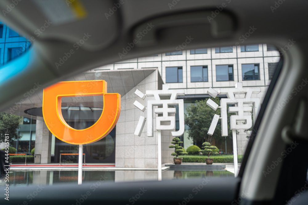 DIDI LOGO with taxi on July,11,2021 in hangzhou china Stock Photo ...