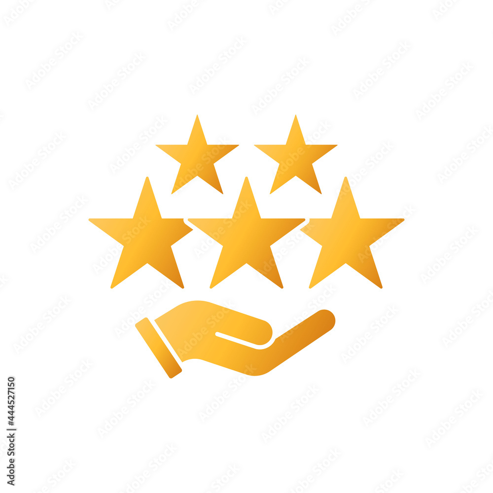 Rating, Review, or feedback icon vector illustration. Customer rating ...