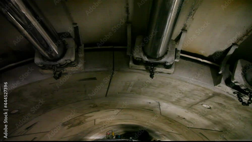Tunnel boring machine work. Timelapse of tunnel boring machine jacks ...