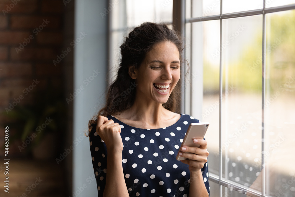 Happy Mobile Phone User