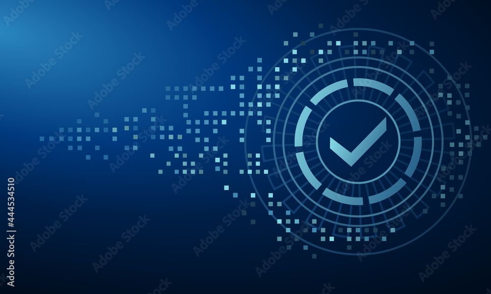 Technology security, network and data security protection background ...