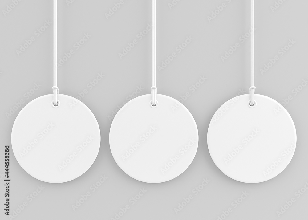 Blank label tag mockup.label tag 3d rendering model. label tag mockup ...