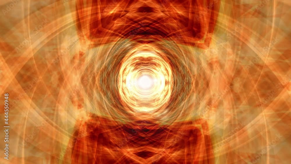 Abstract shining lights fire vortex energy flows motion Background. 4K ...