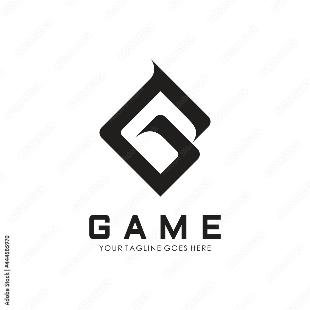 initial logo G for Gaming Esport logo design Stock Vector | Adobe Stock