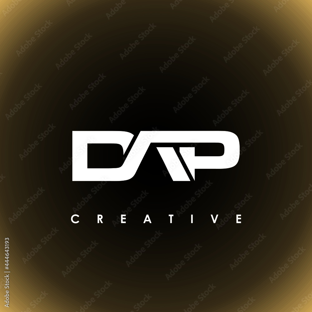 DAP Letter Initial Logo Design Template Vector Illustration Stock ...
