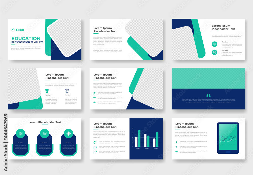 Online Education or learning Powepoint presentation template ...