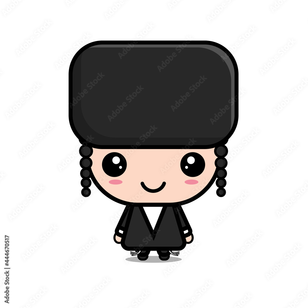 Ultra Orthodox religious Jewish with black religious clothing ...