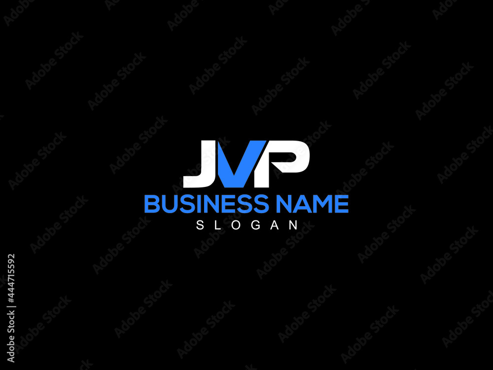 Letter JVP Logo Icon Vector Image Design For Company or Business Stock ...
