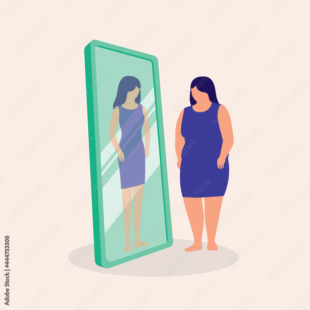Negative Body Image Mirror