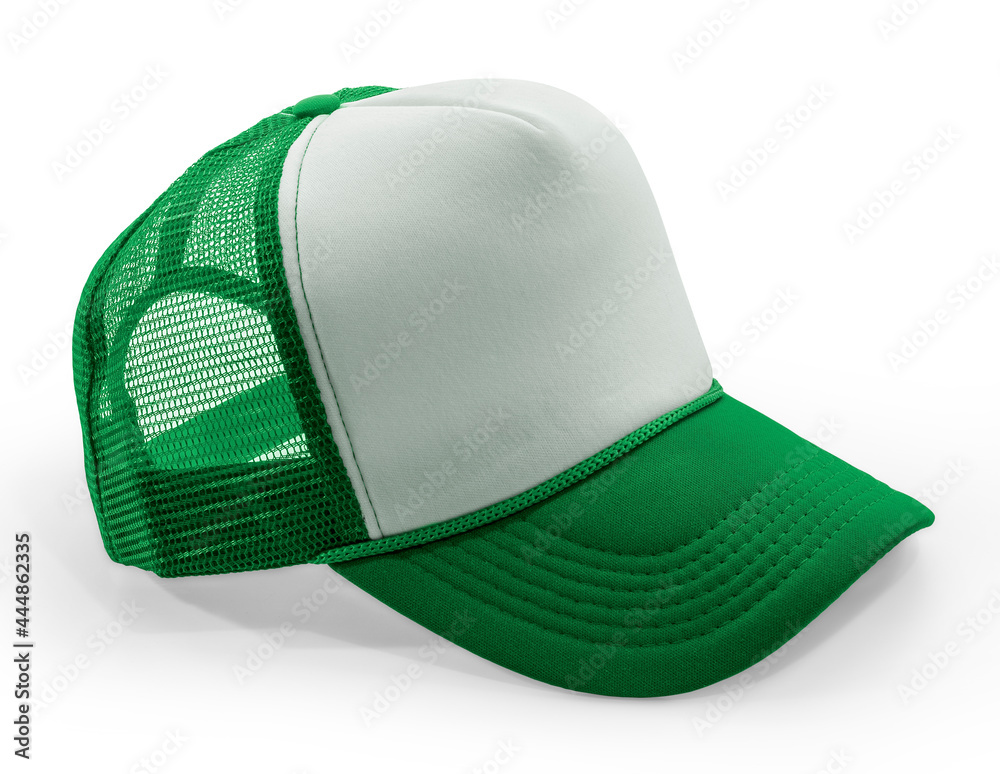 Side View Realistic Cap Mock Up In green Flash Color is a high ...
