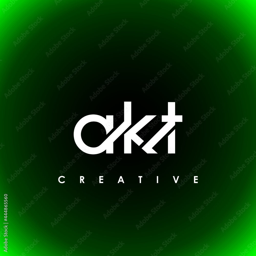 AKT Letter Initial Logo Design Template Vector Illustration Stock ...