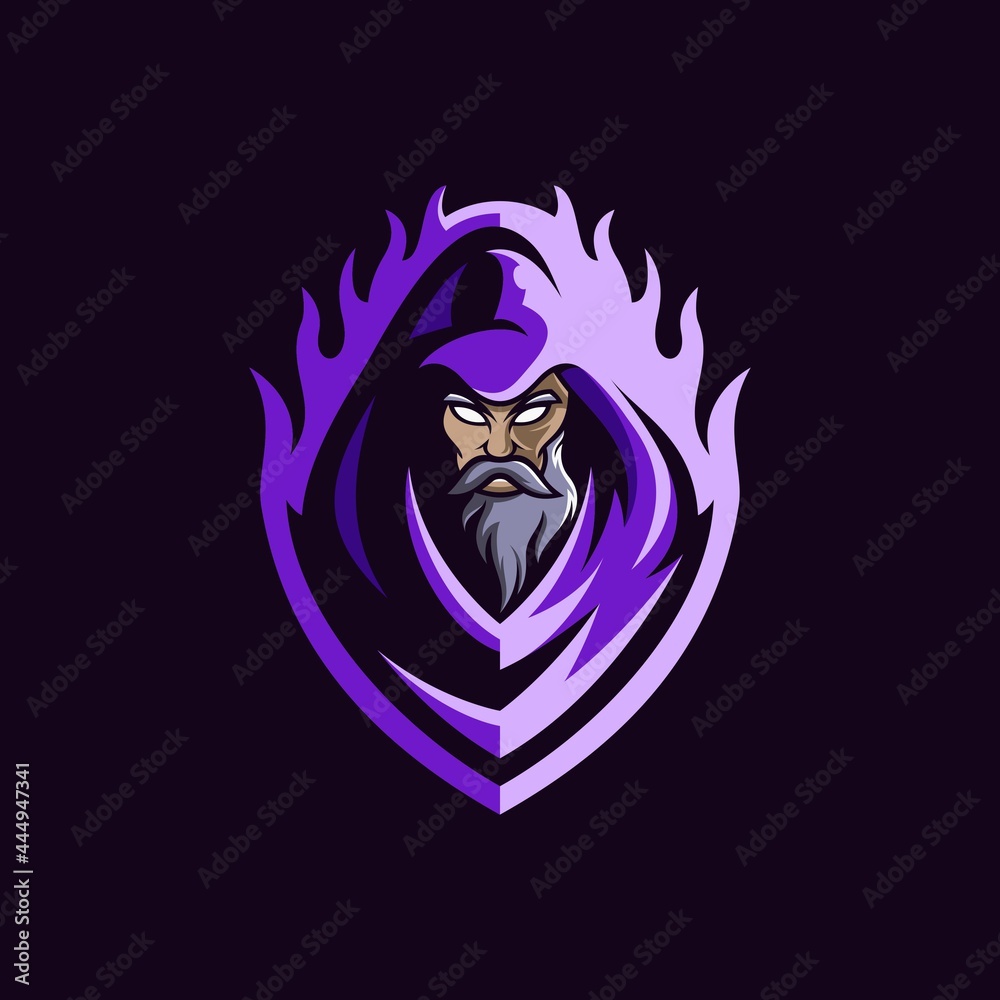 wizard logo vector inspiration Stock Vector | Adobe Stock