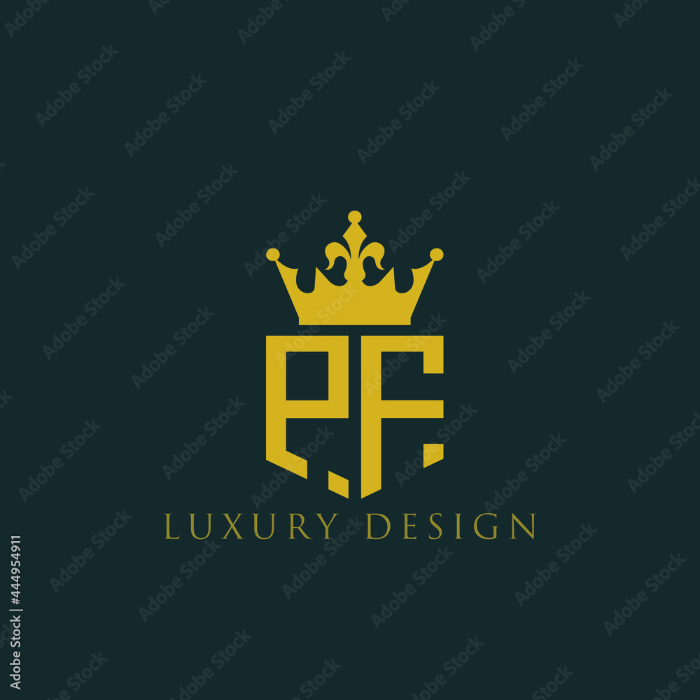 PF logo, PF icon, PF vector, PF monogram, PF letter, PF minimalist, PF ...
