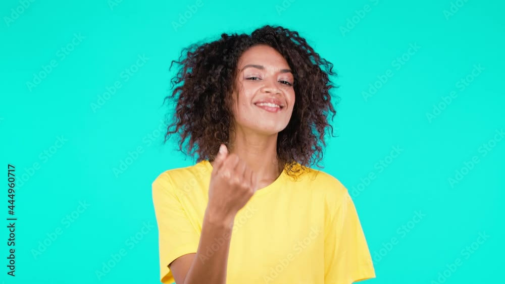 Beautiful african woman showing - Hey you, come here. Girl in yellow ...