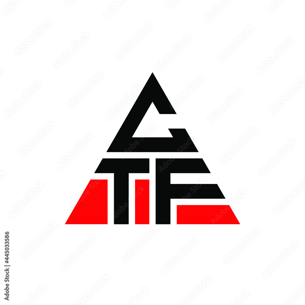 CTF triangle letter logo design with triangle shape. CTF triangle logo ... CTF triangle letter logo design with triangle shape. CTF triangle logo ...