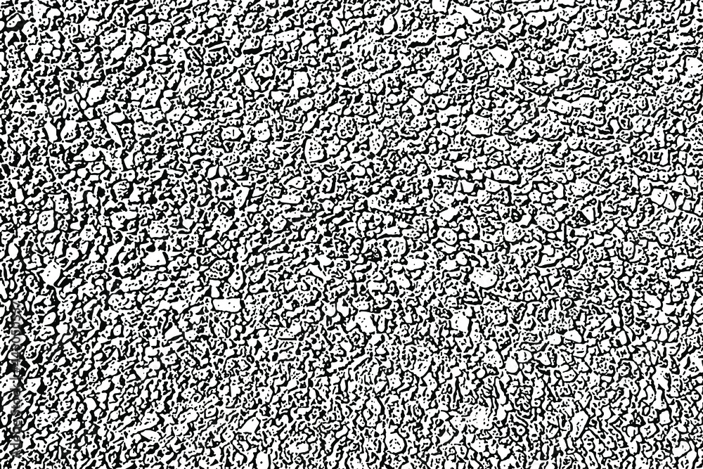 Grunge texture of a wall made of small stones. Monochrome background of ...