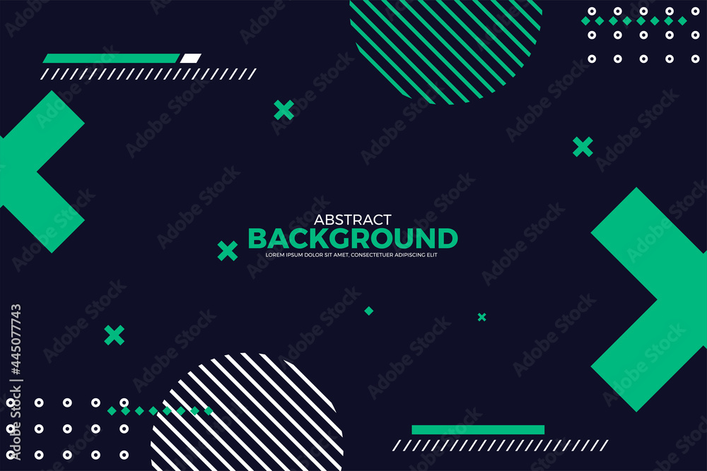 Abstract geometric background with different geometric shapes vector ...