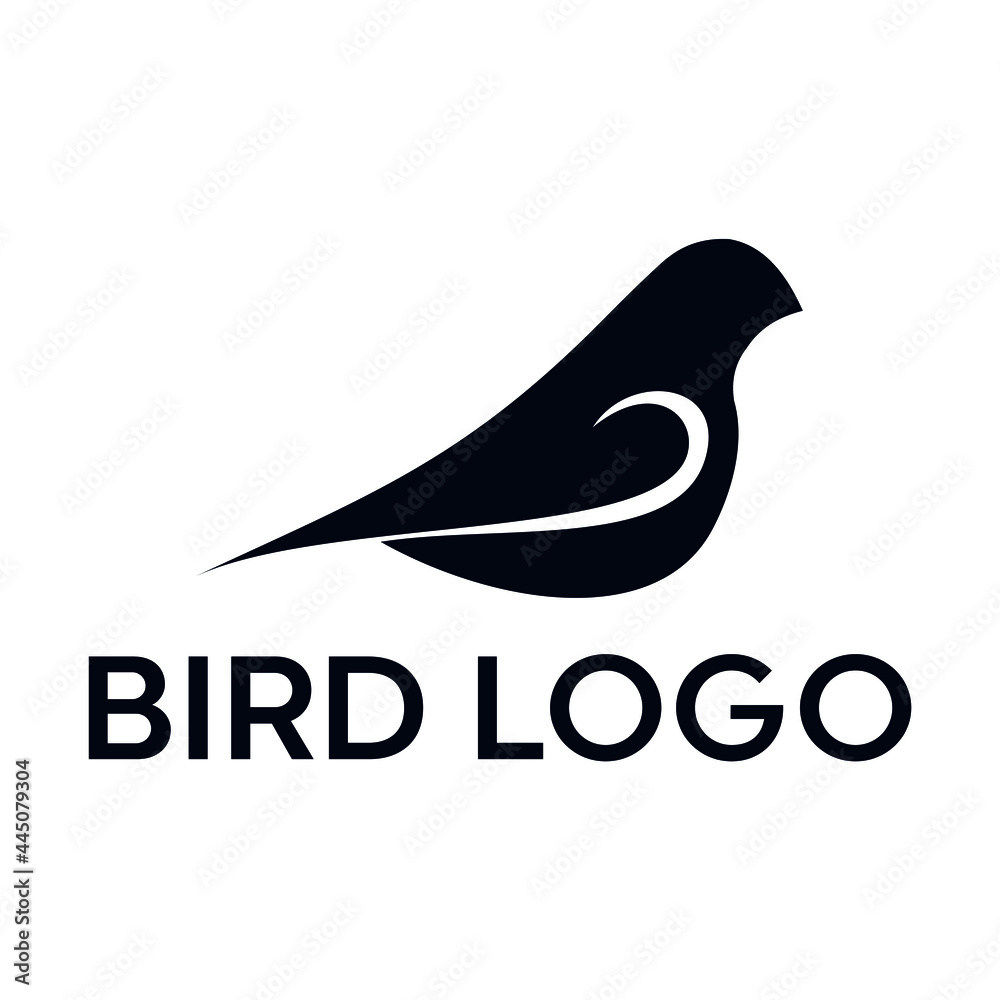 Luxury bird logo design vector Stock Vector | Adobe Stock