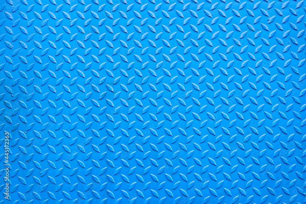 Blue checker Plate background and texture for floor of steel work Stock ...