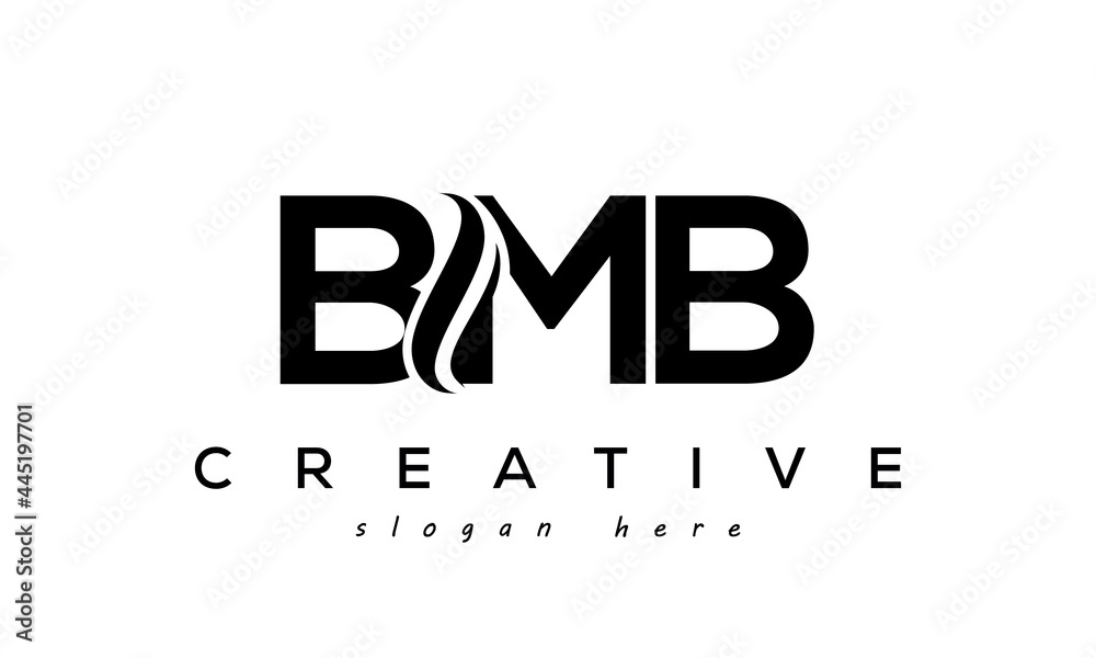 BMB creative luxury logo design เวกเตอร์สต็อก | Adobe Stock