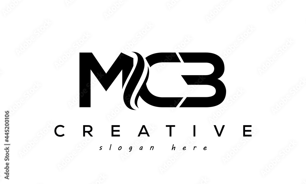 MCB creative luxury logo design Stock Vector | Adobe Stock