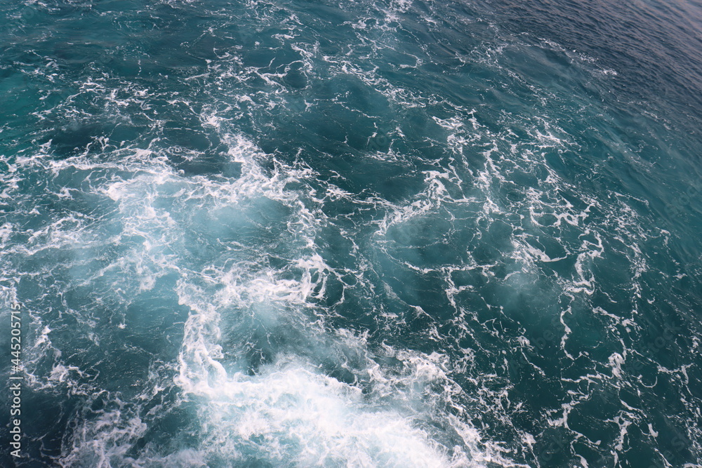 Water splash texture medıteranıan sea color Stock Photo | Adobe Stock