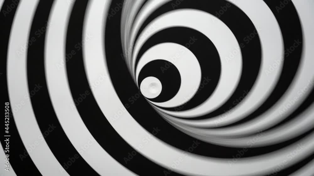 concentric circles spiral rotates and creates octane spiral illusion ...