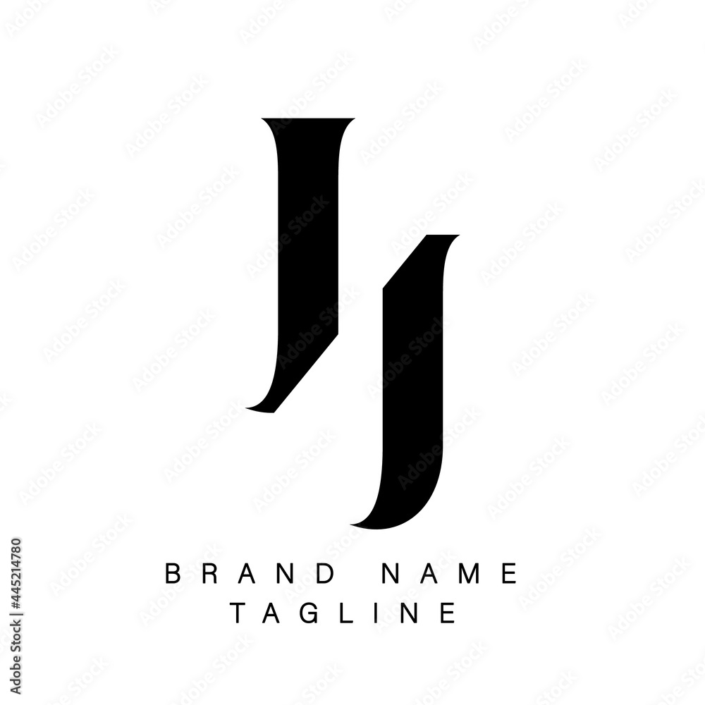 Alphabet letters Initials Monogram logo JJ Alphabet Letters JJ ...