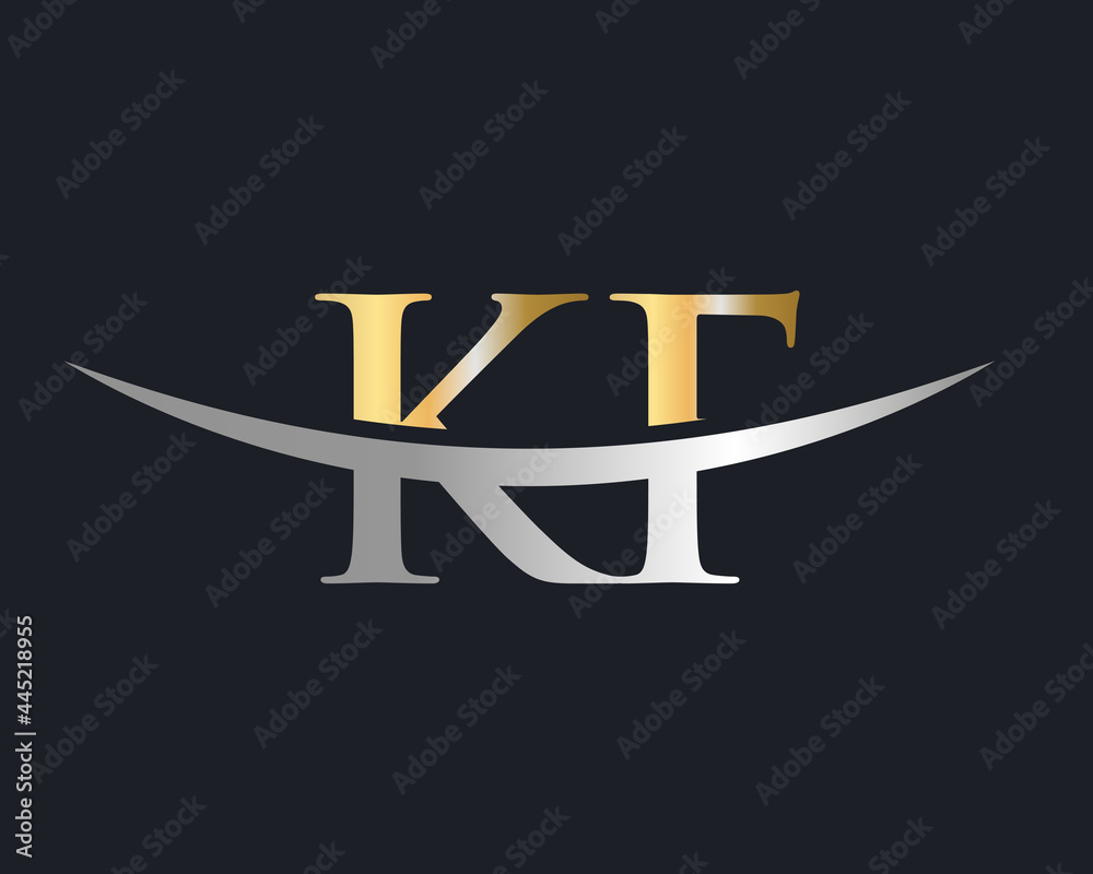 Modern KF Logo Design for business and company identity. Creative KF ...