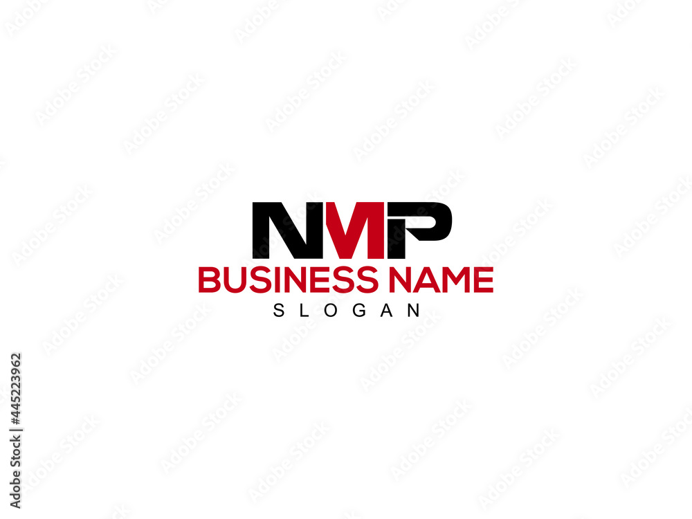 Letter NMP Logo Icon Vector Image Design For Company or Business Stock ...