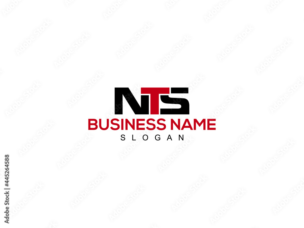 Letter NTS Logo Icon Vector Image Design For Company or Business Stock ...