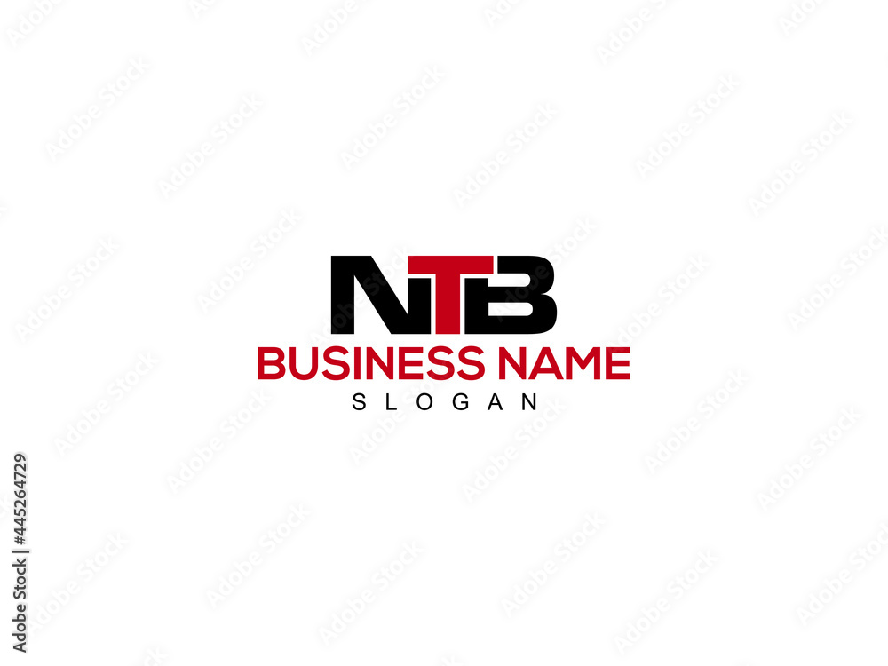Letter NTB Logo Icon Vector Image Design For Company or Business Stock ...