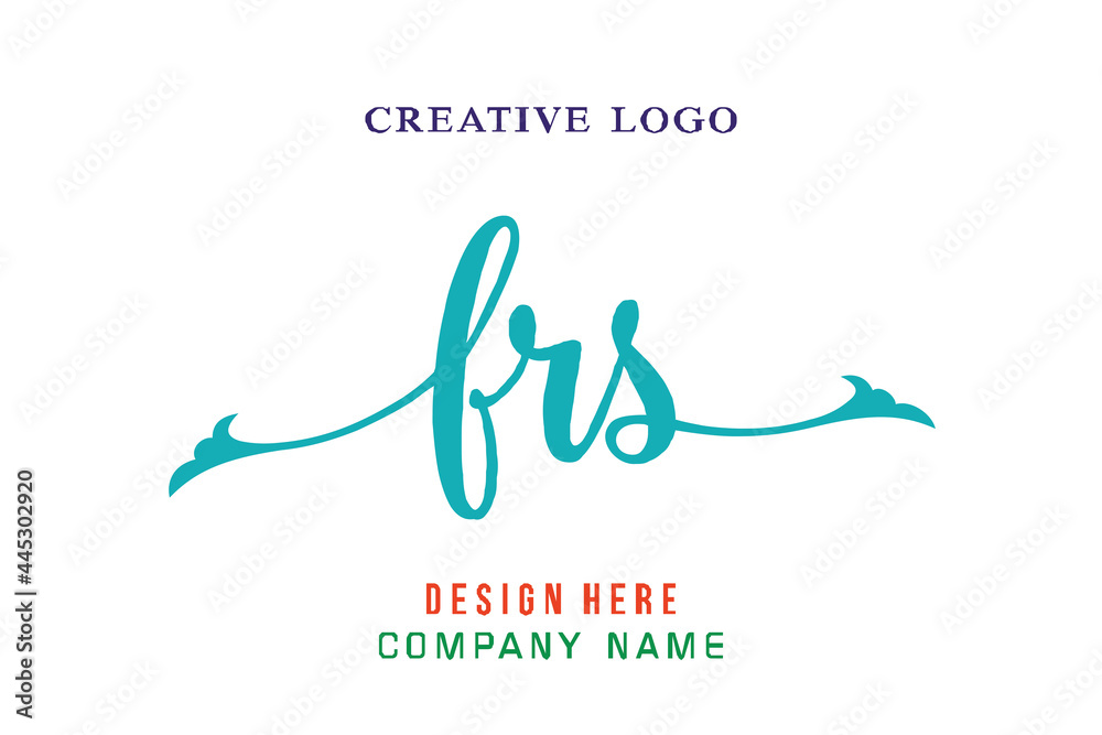 FRS lettering logo is simple, easy to understand and authoritative ...